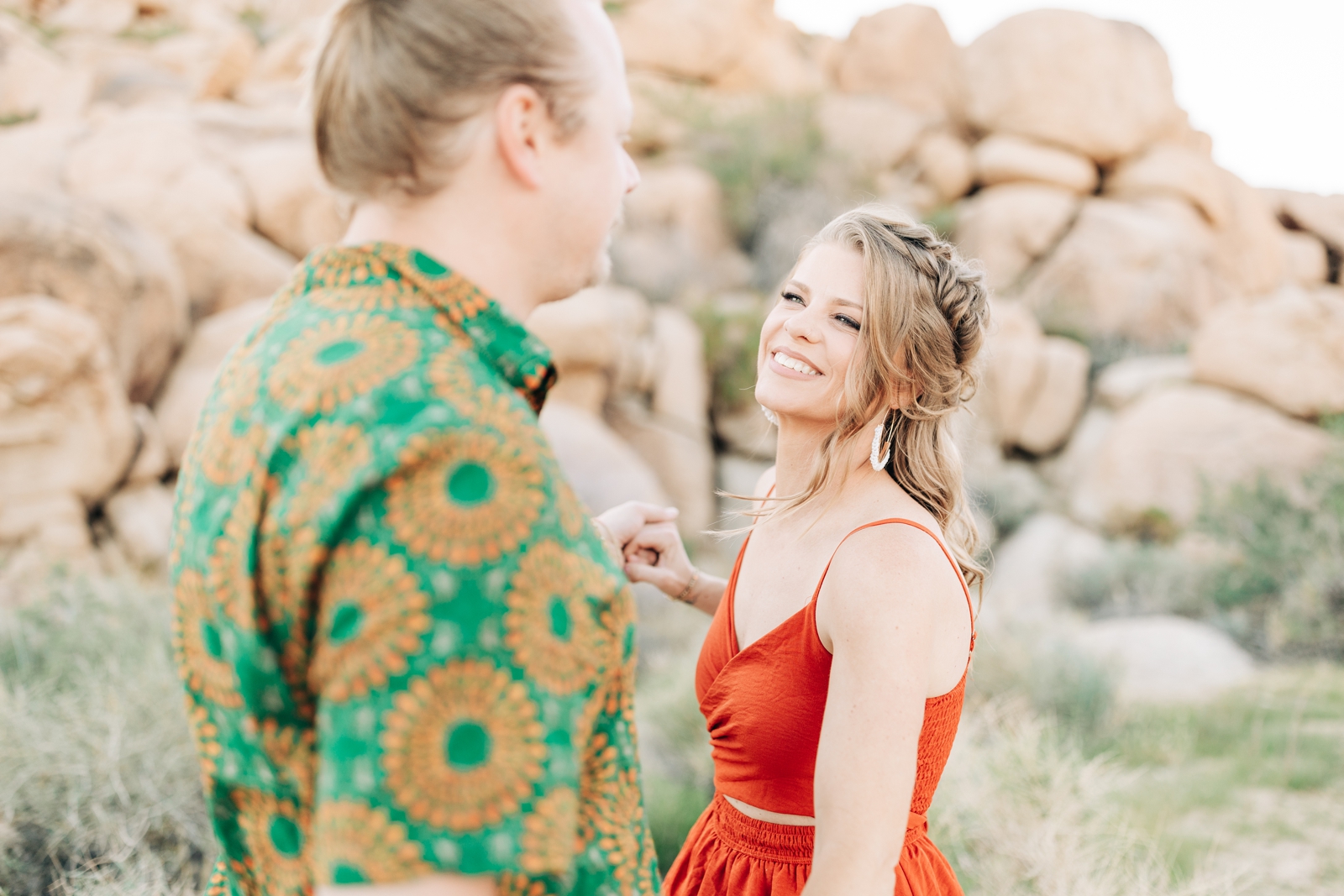 Summer Elopement in Joshua Tree Park - wildirishrosephotography